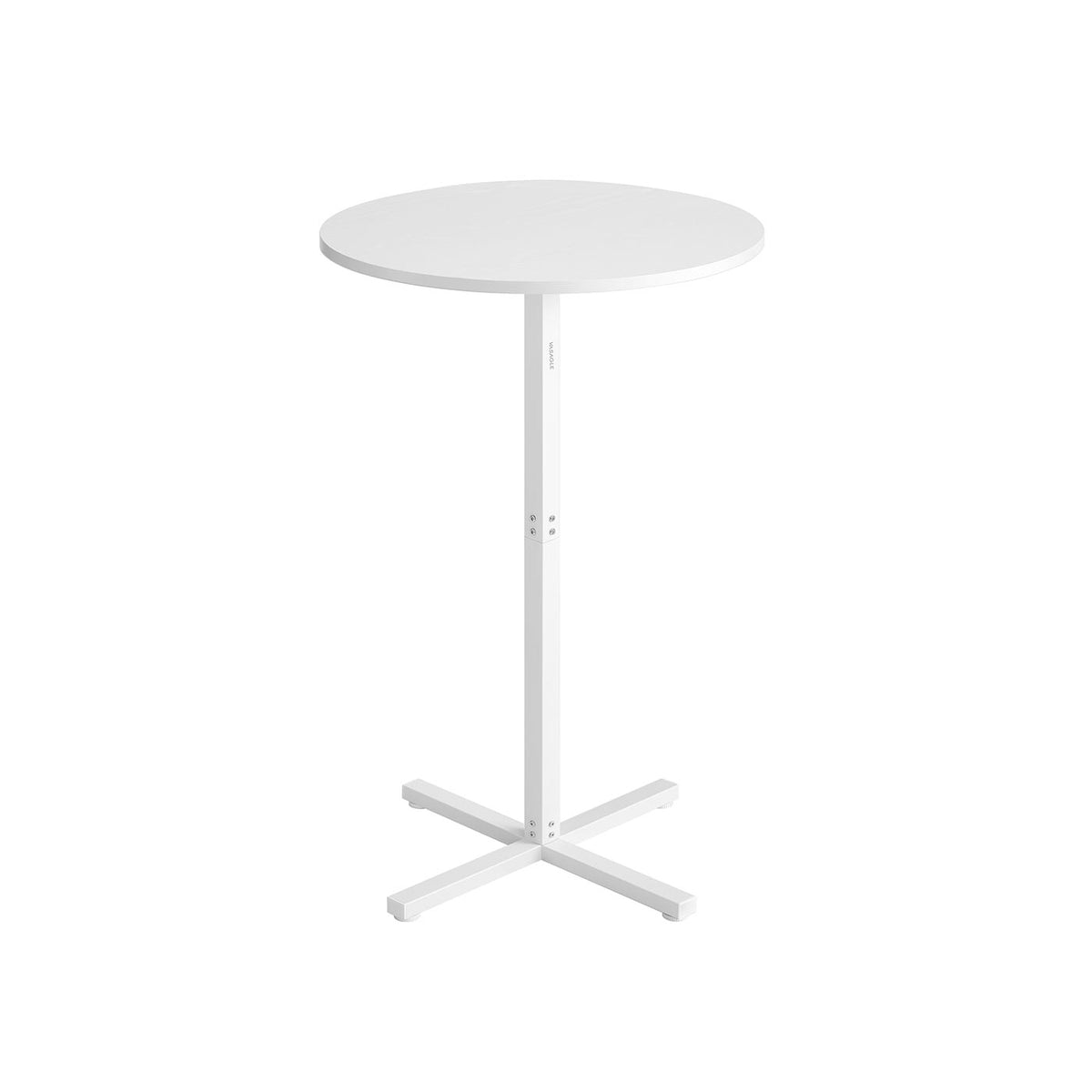 Vasagle Snow White Bar Table for 2–3 with Metal Frame | Opal Retail
