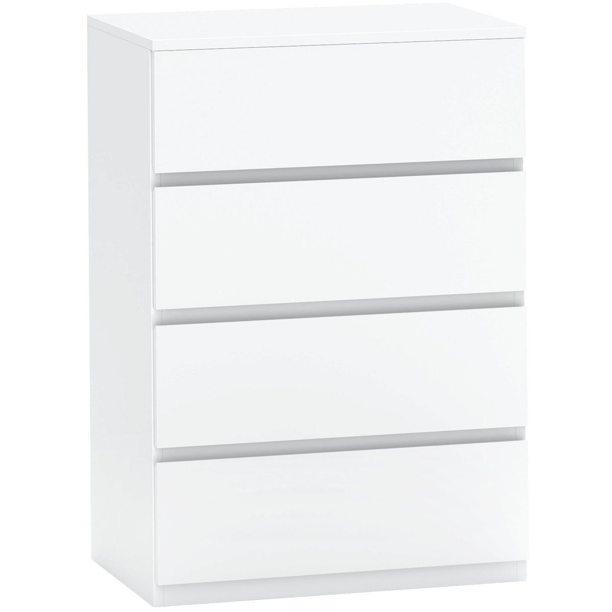 Buy White 4 Drawer Chest With Storage Cabinets For Bedroom | Opal Retail