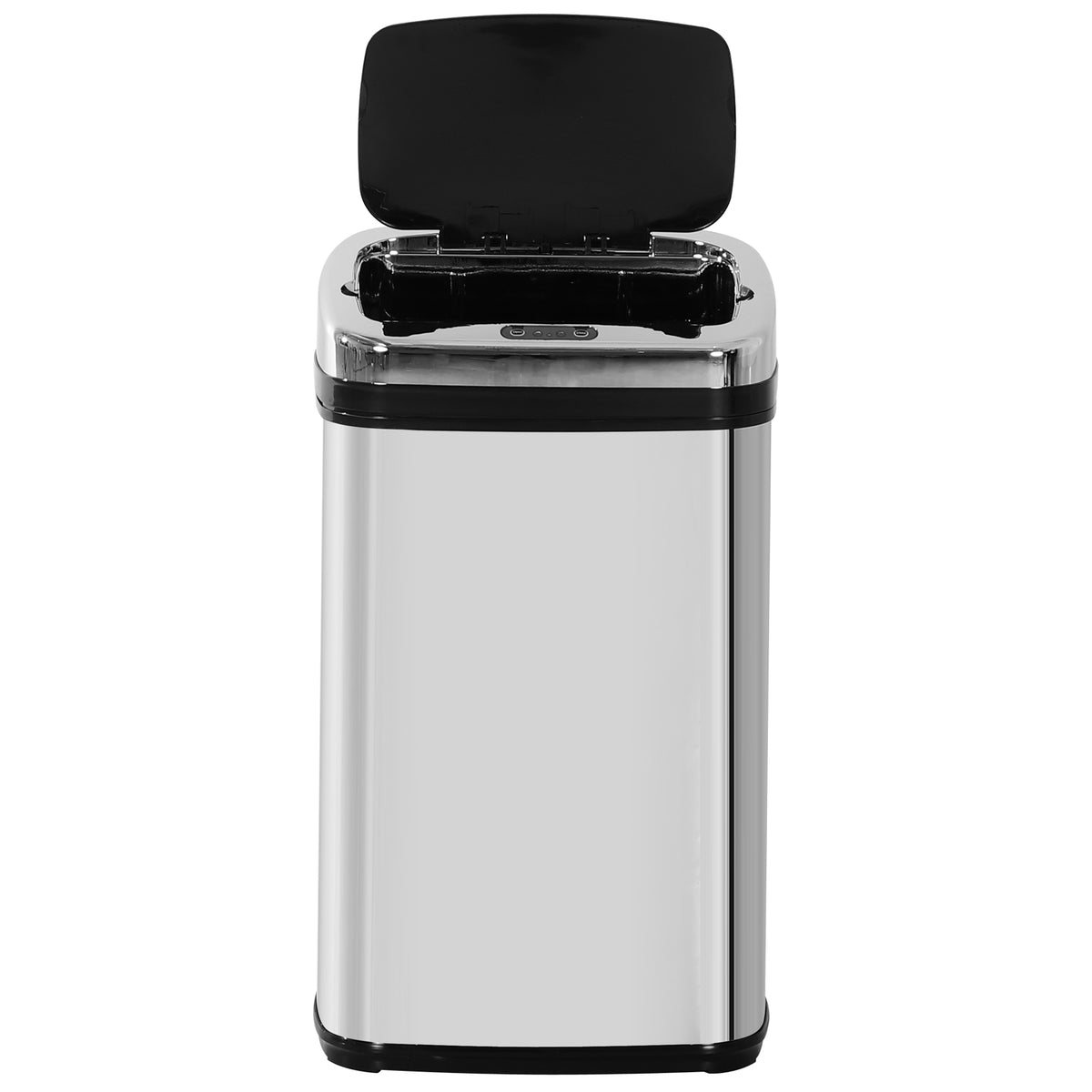 30L Motion Sensor Kitchen Bin With Soft Close Lid Silver | Opal Retail