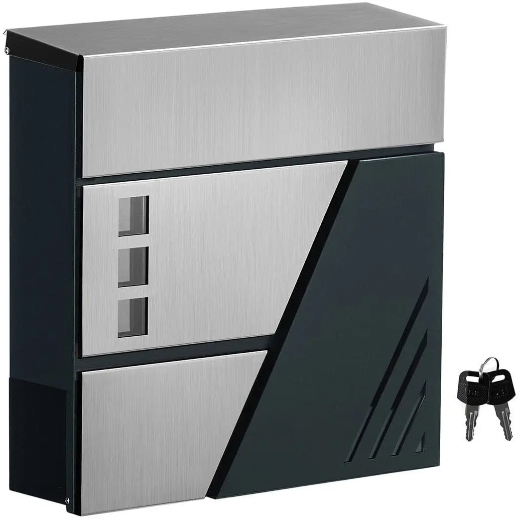 Shop Large Lockable Wall Mounted Letter Box by Songmics — Opal Retail