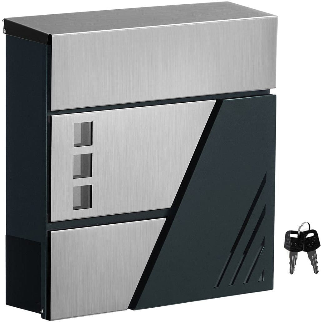 Shop Large Lockable Wall Mounted Letter Box by Songmics — Opal Retail